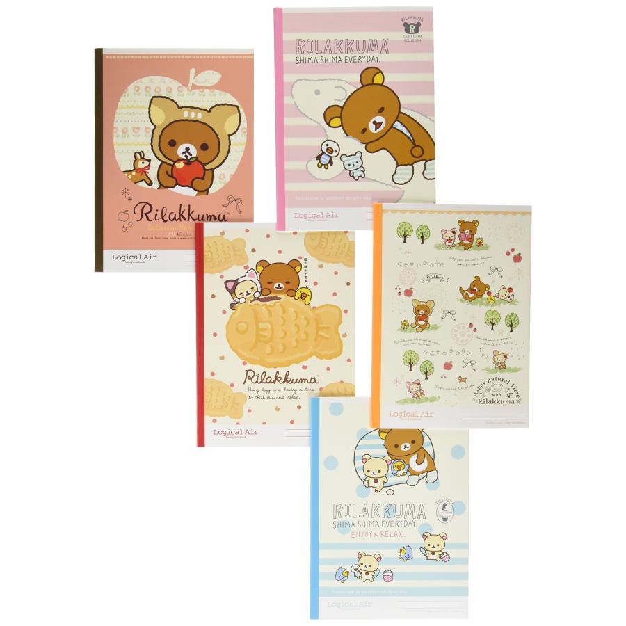 Nakabayashi Logical Air Lightweight Notebook Pack of 5 B5 0.26 inch (6. ...