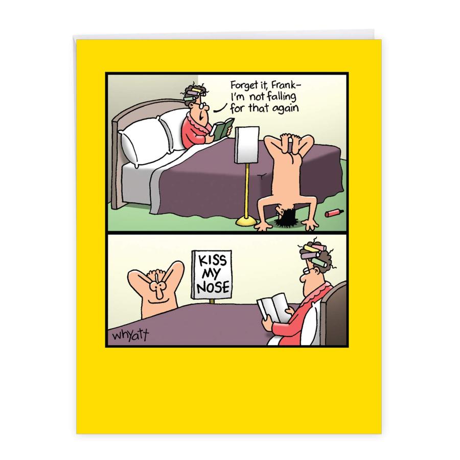 NobleWorks - 1 Big Funny Blank Card (8.5 x 11 Inch) - Cartoon Humor ...