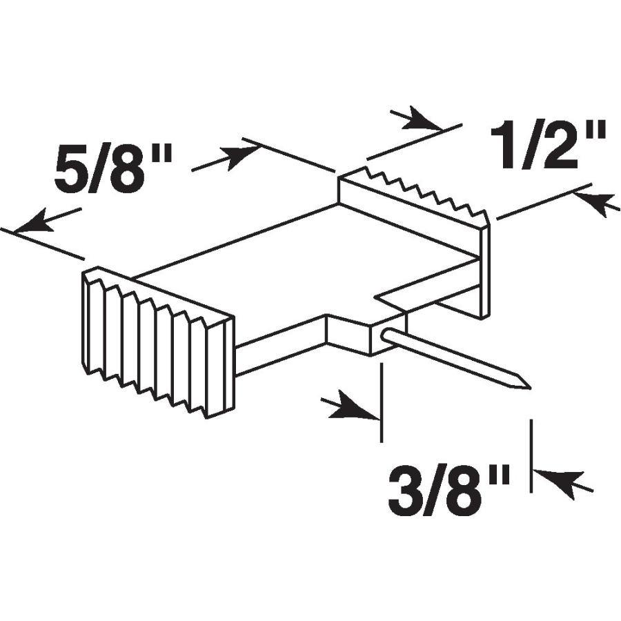 Prime-Line L 5801 Window Grid Retainer Clips Clear Plastic (6 Pack ...