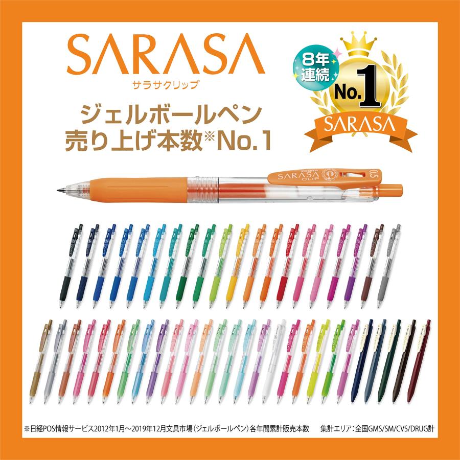 Zebra Gel Ballpoint Pen Sarasa Clip 0.5 Jj15-20ca 20 Color Set : xpa30khg56 : かめよしエクスプレス - 通販 ...