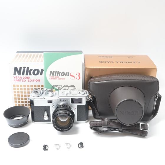 ニコン Nikon S3 YEAR 2000 LIMITED EDITION SILVER ケース付き : カメラ屋さとうヤフー店 - 通販 - Yahoo!ショッピング