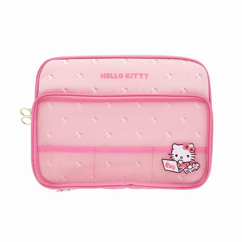 サンスター文具 ハローキティ[HelloKitty] NewLifeStyleフリーアドレス ポケット付きキャリングケース （A4サイズノートPCバッグ/ノートパソコンバッグ ...