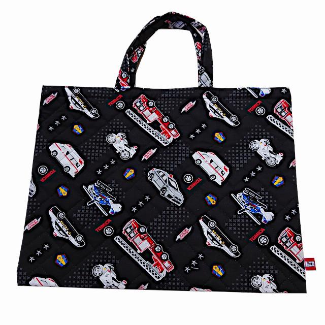 トミカ トミカ[TOMICA]キルト地レッスンバッグ（内側ネームタグ付）（QTM3-2100） : 紙・文具 ひかりYahoo!店 - 通販 ...