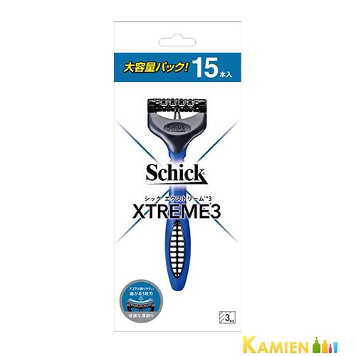 schick シック Schick エクストリーム3 15本入【ドラッグストア】【宅急便対応】【宅急便コンパクト対応】 : KAMIEN ヤフーショッピング店 - 通販 - Yahoo!ショッピング