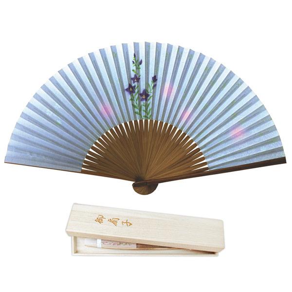 マツヨシ 1913 漉き地両面絵 婦人「桔梗(貼箱付)」扇子 19.5cm メーカー取寄品 : 京のもん 京都の名店・名品・良品 - 通販 - Yahoo!ショッピング