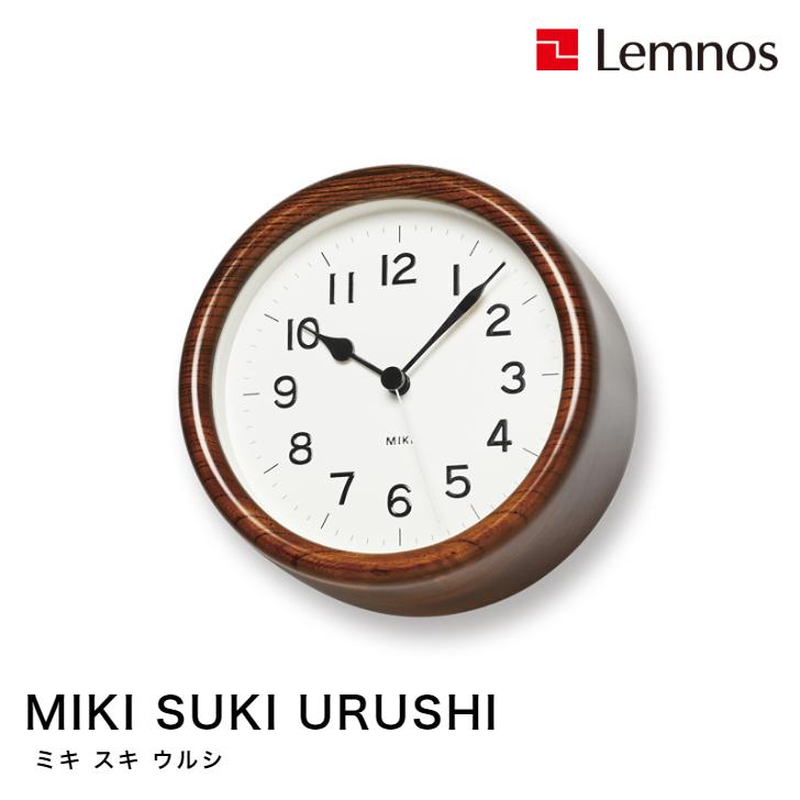 Lemnos（レムノス） 置き時計 掛け置き時計 MIKI SUKI URUSHI ミキ スキ ウルシ NY22-03 透漆 奈良雄一 : カ ...
