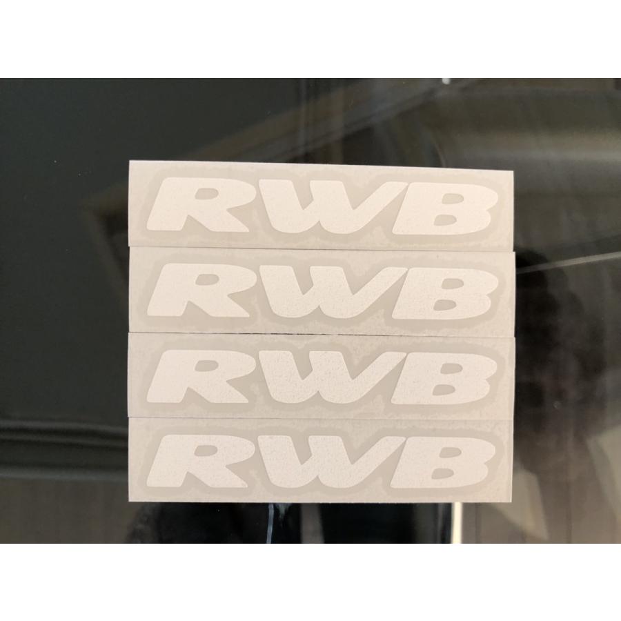 ステッカー 小物用 白 ゴールド RWB Sticker 83mm×13mm（4枚セット） :RWB-Sticker83:Kamiwaza ...