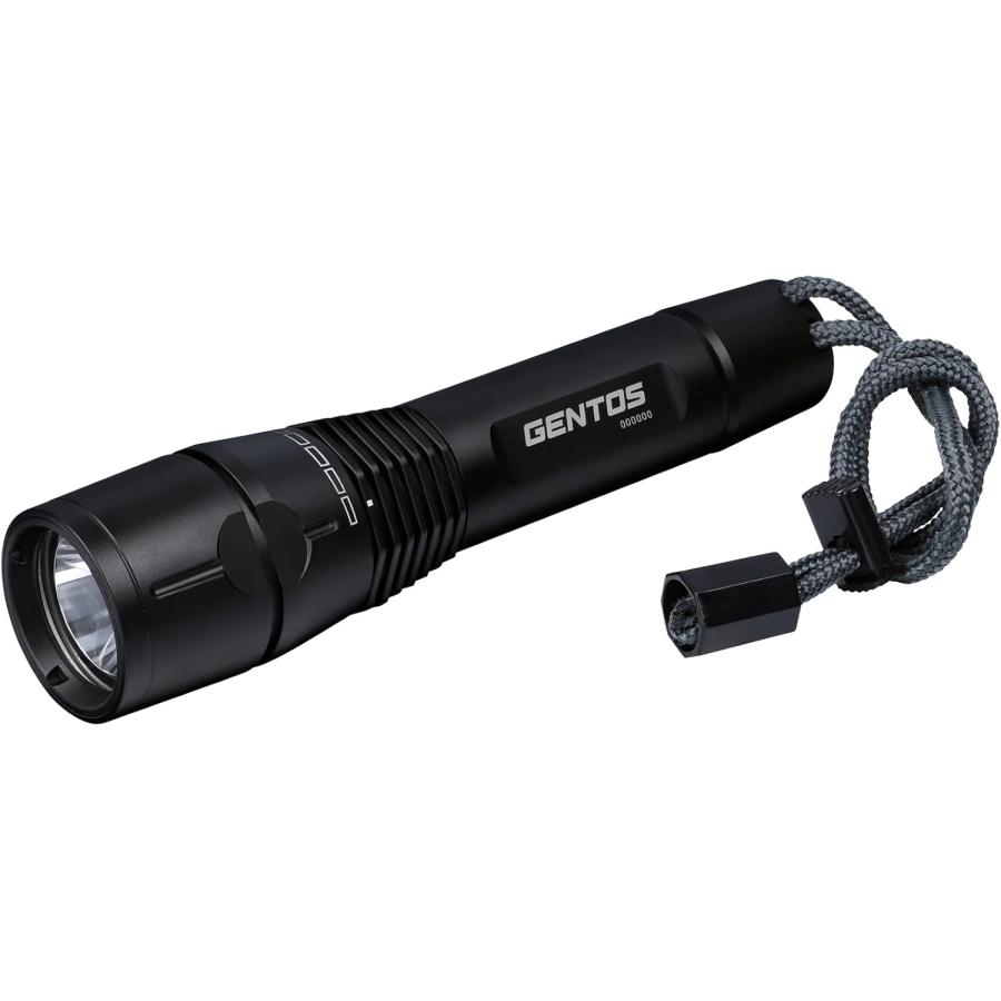 GENTOS GENTOS(ジェントス) 懐中電灯 LEDライト 充電式(専用充電池/単4電池) 強力 500~1200ルーメン Gシリーズ GF-106/114/116/117RG/専用充電 ...
