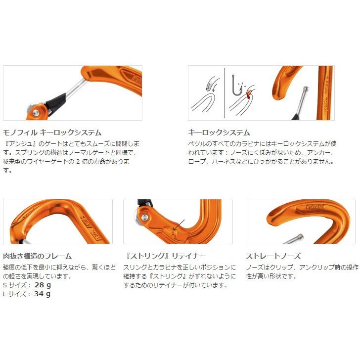 PETZL ペツル アンジュ S M57 : カモシカオンラインショップ - 通販 - Yahoo!ショッピング