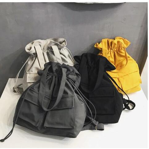 【大特価】リュック ナップサック 大容量 軽量 キャンバス 無地 おしゃれ 大きめ A4サイズ対応可 通学 学生 通勤 大人 レディース : KANストア - 通販 - Yahoo!ショッピング