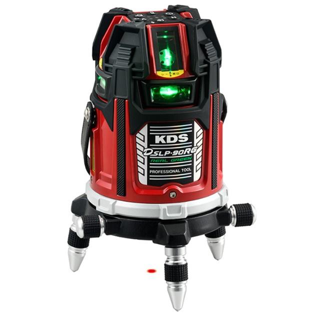 KDS DSLP-90RGRSA 電子整準高輝度グリーンレーザー墨出器 本体+受光器+三脚 フルラインレーザー 。 : カナジン ヤフー店 ...