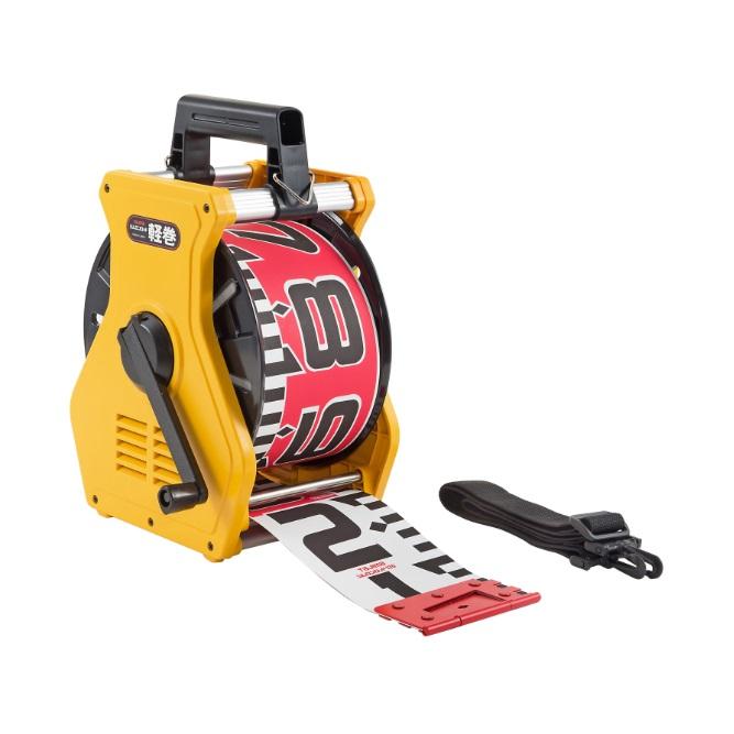 タジマ シムロンロッド軽巻 KM12-50K 幅120mm 長さ50m 両面1mアカシロ TJMデザイン TAJIMA 034717 ' : カナジン ヤフー店 - 通販 - Yahoo!ショッピング