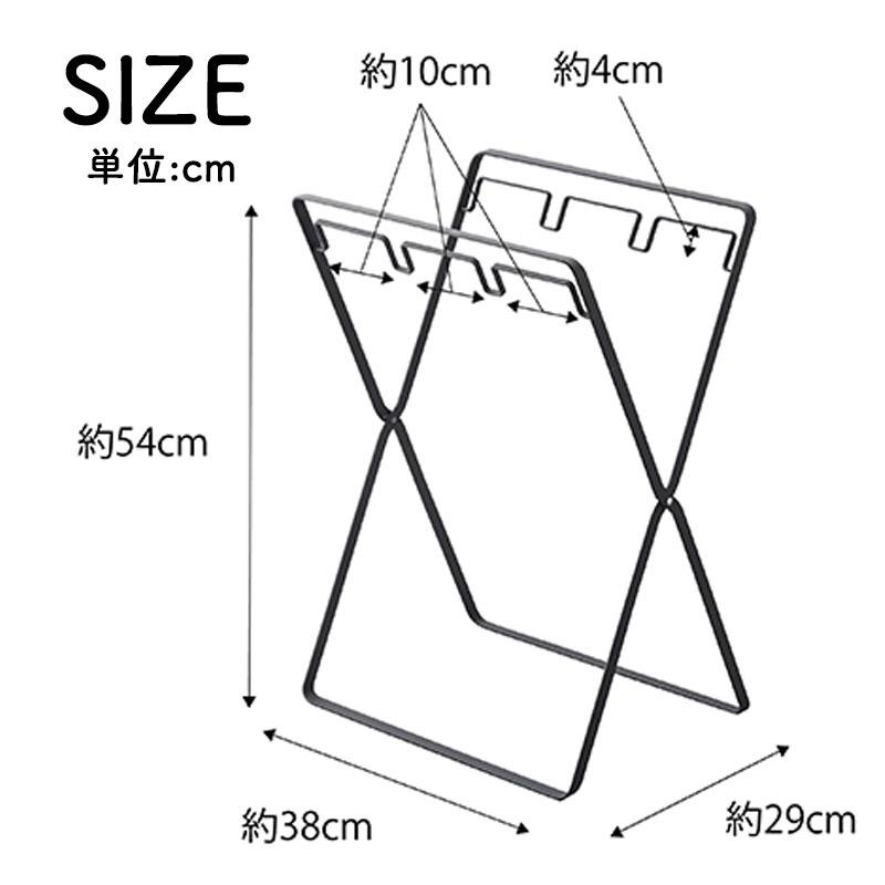 YAMAZAKI tower タワー レジ袋3連＆45L ゴミ袋スタンド ゴミ箱 ごみ箱 ダストボックス 45L 3分別 スタンド レジ袋ホルダー ホワイト5714 ブラック5715 : 家具 ...