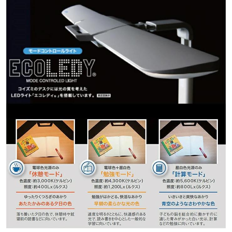 コイズミファニテック 文具プレゼント コイズミ デスクライト LEDモードパイロットスリムアームライト ECL-357 ホワイト ECL-358 ピンク ECL-359 ブラック : 家具の ...