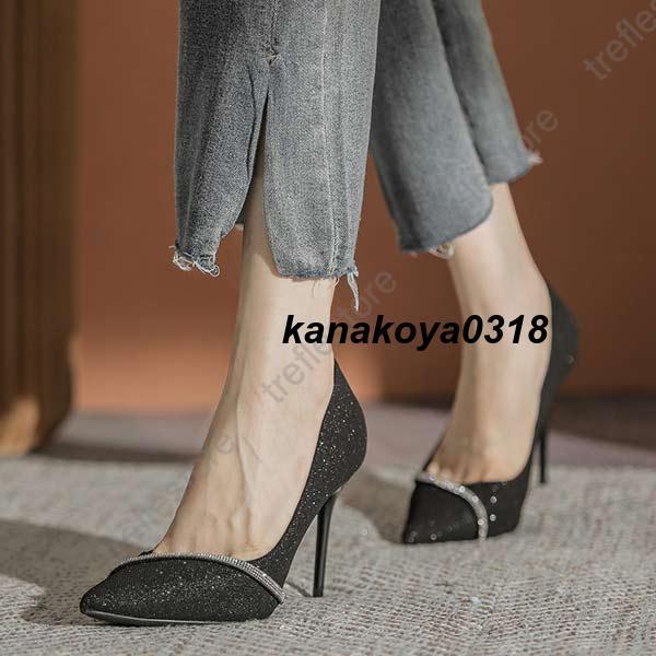 パンプス きれいめ ポインテッドトゥ ハイヒール 結婚式 パンプス きれいめ ポインテッドトゥ ハイヒール 結婚式