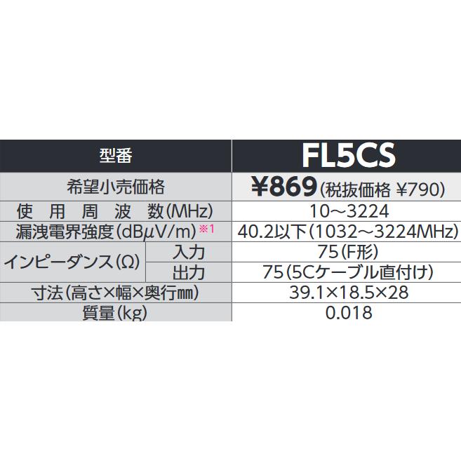DXアンテナ FL5CS テレブコンセントプラグ(5C用) 4K8K対応 Σ[Z] :dxa-fl5cs:住設建材カナモンジャー - 通販 - Yahoo!ショッピング