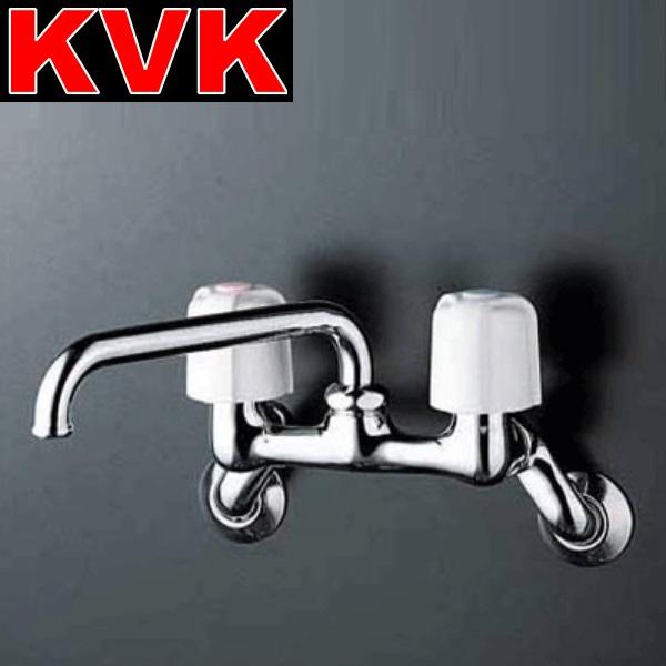 KVK KVK KM14N2 2ハンドル混合栓 浴室用水栓／キッチン用水栓 λ : 住設建材カナモンジャー - 通販 - Yahoo!ショッピング