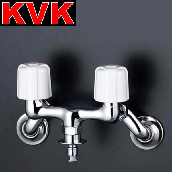 KVK KVK KM33U 2ハンドル混合栓 とめるぞう付 緊急止水機能付 壁付洗濯機用 λ : 住設建材カナモンジャー - 通販 - Yahoo!ショッピング