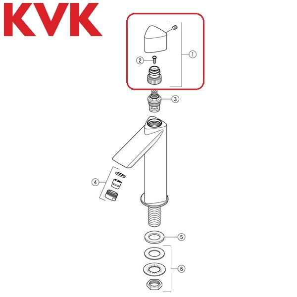 KVK KVK Z1102HD 水栓部品 ハンドルセット λ : 住設建材カナモンジャー - 通販 - Yahoo!ショッピング