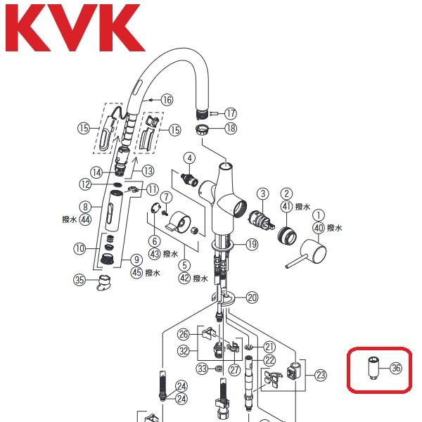 KVK KVK Z421831 水栓部材 プラグ締付工具 λ : 住設建材カナモンジャー - 通販 - Yahoo!ショッピング