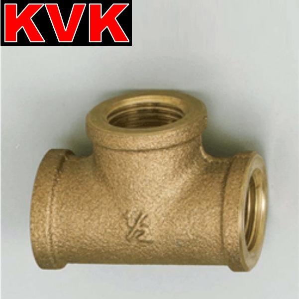 KVK KVK Z712-13 水栓部材 チーズ13(めねじRc1/2)×3 青銅製めっきなし λ : 住設建材カナモンジャー - 通販 - Yahoo!ショッピング