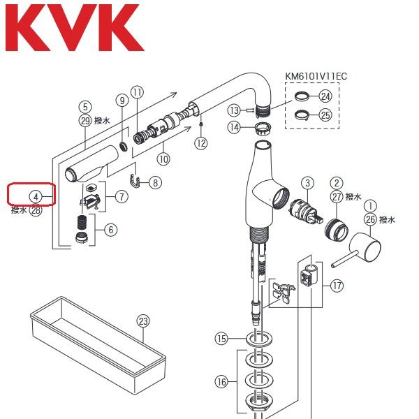 KVK KVK ZKM6101FH 水栓部材 シャワーセット KM6101EC用 λ : 住設建材カナモンジャー - 通販 - Yahoo!ショッピング