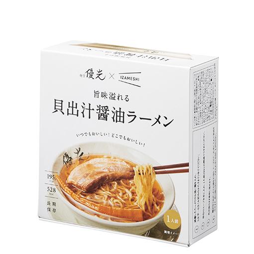 IZAMESHI（イザメシ） 旨味溢れる貝出汁醤油ラーメン 652-650 麺屋優光 (長期保存/3年保存/麺) 非常食 保存食 備蓄食 : 住設建材カナモンジャー - 通販 - Yahoo ...