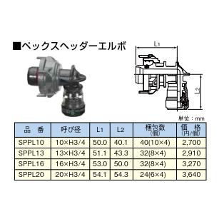 セキスイ セキスイ／積水化学工業 SPPL13 エスロン ペックスホルダー 〇 : 住設建材カナモンジャー - 通販 - Yahoo!ショッピング