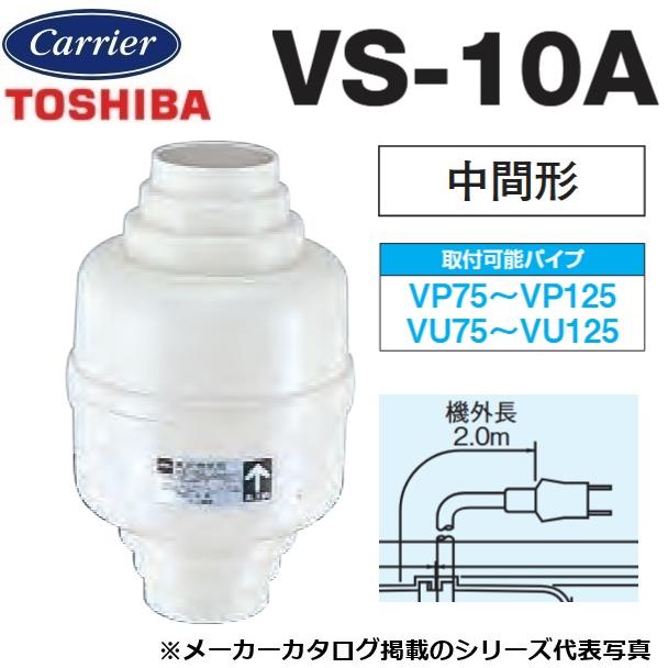 TOSHIBA（東芝） 東芝／日本キヤリア VS-10A トイレ用換気扇部材 くみ取り式トイレ専用 トレコン 中間形 〇 : 住設建材カナモン ...