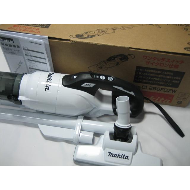 マキタ 充電式クリーナ CL286FDZW (白) 18V サイクロン一体式 本体のみ ワンタッチスイッチ 4モード 1年保証付 : プロショップおおした - 通販 - Yahoo!ショッピング