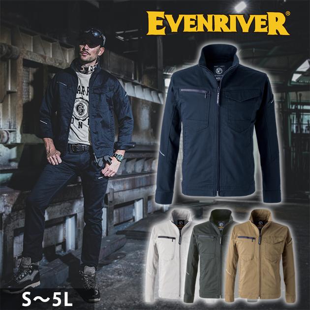 S〜3L EVENRIVER イーブンリバー 秋冬作業服 作業着 ソリッドストレッチジャケット US1607 : 安全靴・作業着・空調服のワークストリート金物一番 - 通販 - Yahoo ...