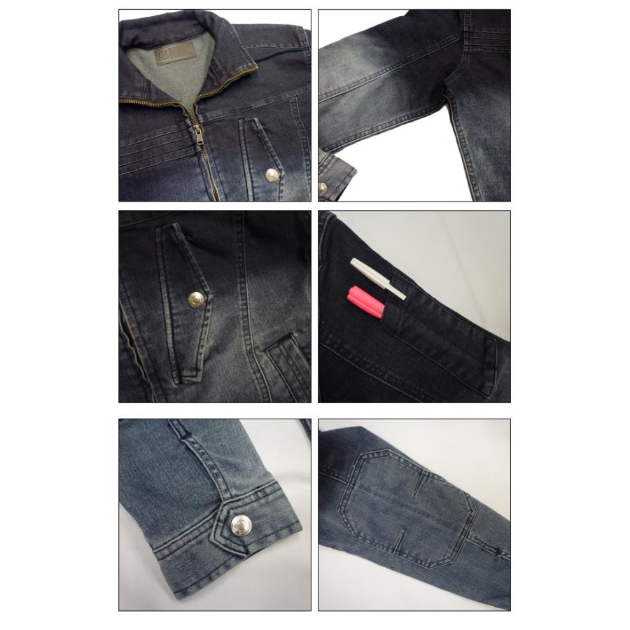 グローキックス GLOW KICK'S 通年作業服 作業着 デニム長袖ブルゾン GKW-2041 : wearws4794 : 安全靴・作業着・防寒着のワークストリート金物一番 - 通販 ...