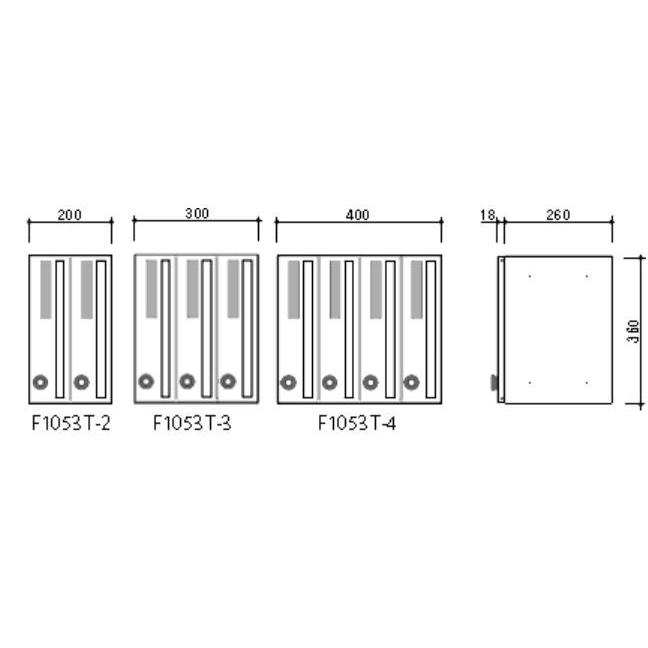 田島メタルワーク 集合ポスト F1053T-2 前入前出 myナンバー錠 代引き不可 : 金物の鬼インターネットショップ - 通販 - Yahoo!ショッピング