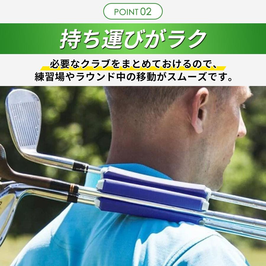 ゴルフクラブホルダー ゴルフスタンド ゴルフクラブ固定 収納 持ち運び コンパクト キャリーケース キャディバッグ 傷防止 ゴルフコンペ 景品 ...