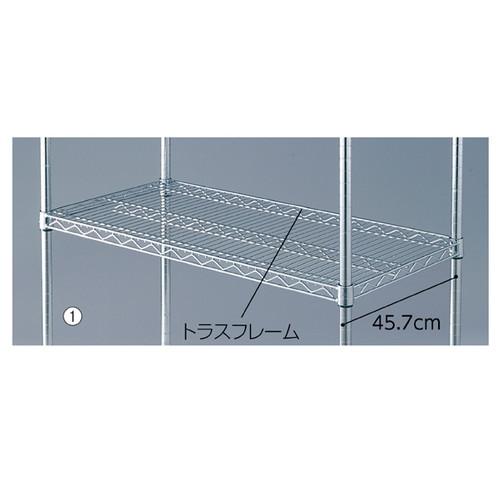 ワイヤーラック 重量用スチール棚 D45cmタイプ W90.7cm (1枚) ※ワイヤーラックオプション / kp38-64-10-1 : 看板材料.COMヤフー店 - 通販 - Yahoo ...