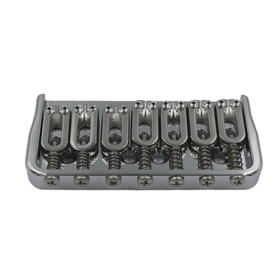 Hipshot 7 String Fixed Guitar Bridge, Chrome, 0.175 : 00421-00106820 ...