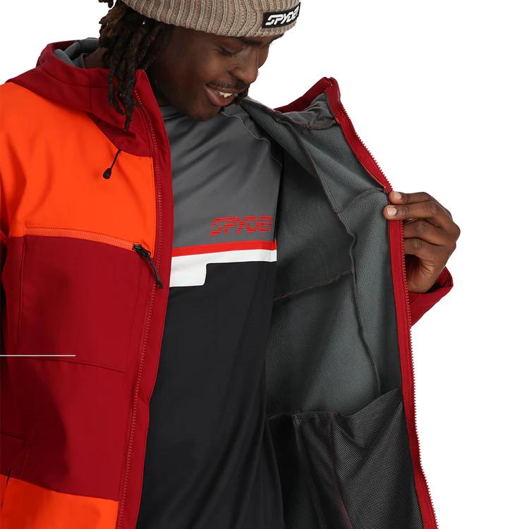 24 SPYDER (スパイダー) SOFTSHELL JACKET 38SA075342 TWO ミドルジャケ ット : カンダハー ヤフー店 - 通販 - Yahoo!ショッピング