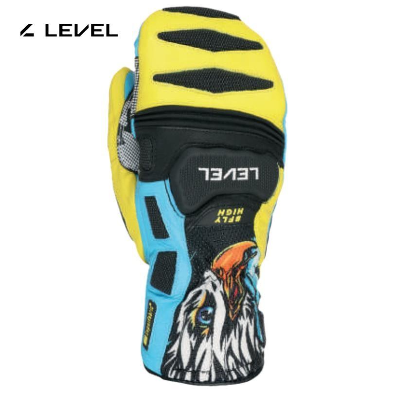 25 LEVEL レベル SQ CF MITT yellow-blue スキーグローブ : カンダハー ヤフー店 - 通販 - Yahoo!ショッピング