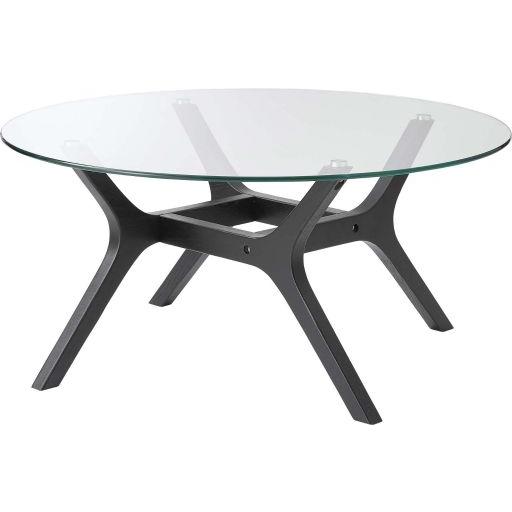 東谷(あずまや) ラウンドガラステーブル ブラック RTO-112BK【メーカー直送品】 : かんだ! Yahoo!店 - 通販 ...