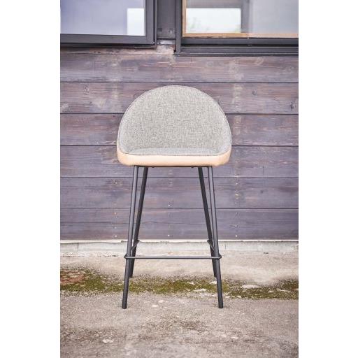 東谷(あずまや) カウンターチェア ベージュ TEC-42BE【メーカー直送品