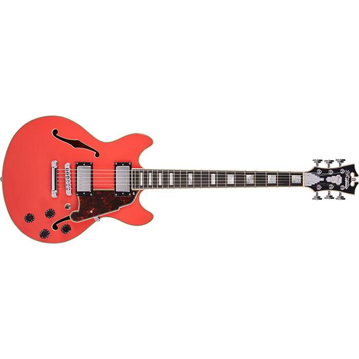 本数限定セール D'Angelico ディアンジェリコ エレキギター Premier Mini DC, Fiesta Red ...