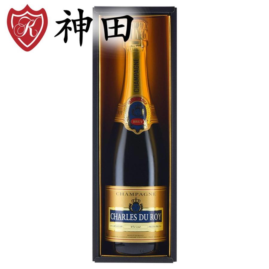 お中元 プレゼント シャンパン ワイン 1本 ギフト シャンパーニュ シャルル・デュ・ロワ ギフトボックス付き : 神田商店 - 通販 ...
