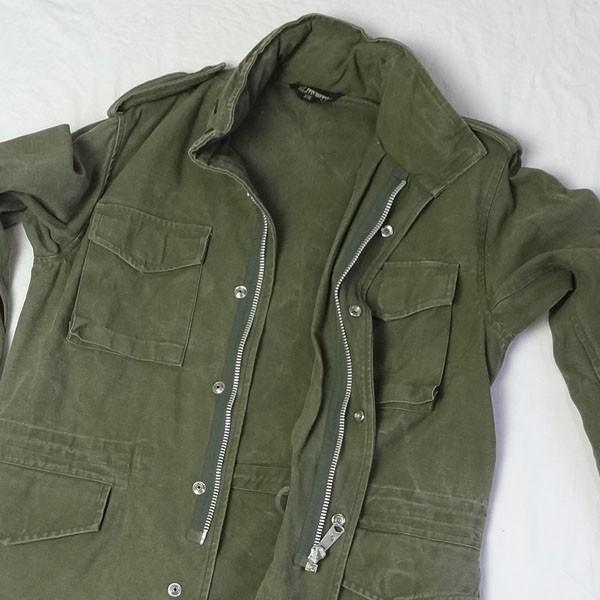 ミリタリー M-65 中古ジャケット ブルーウェイ社製古着軍物 BLUE WAY（ブルーウェイ） ミリタリー M-65 中古ジャケット ブルー