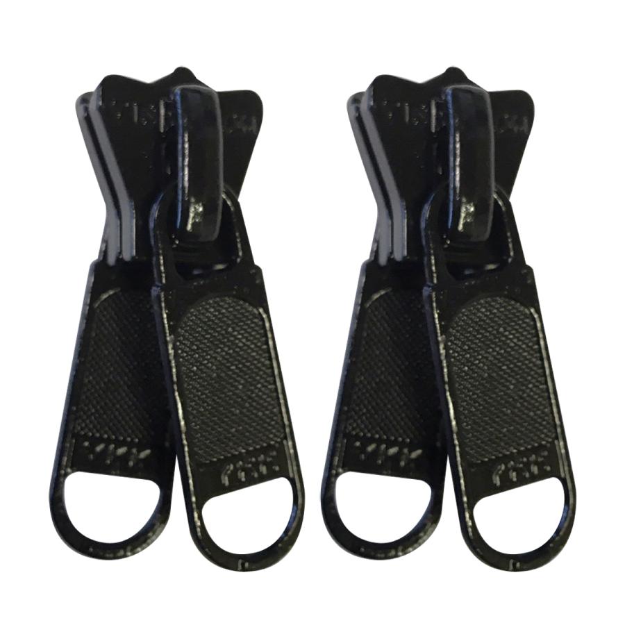 YKK 8VS ビスロンダブルスライダー DWL 黒 580 2個 : 毛糸と手芸 YKK 8VS ビスロンダブルスライダー DWL 黒 580 2個 : 毛糸と手芸