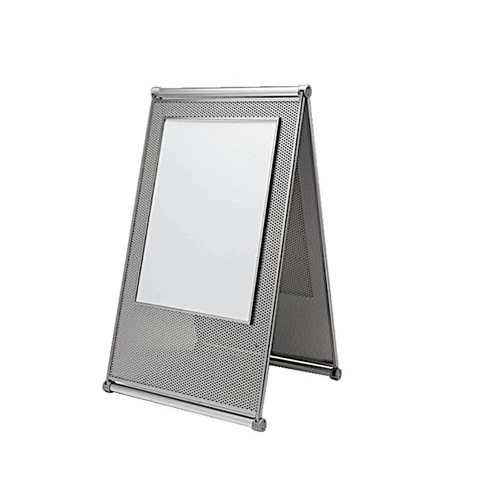 ポスタースタンド ベルク アルモード 271 C(シルバー) B2（515×728） 外寸法：687×1165×655 両面（パネル2枚） : カネマサかなものe-shop - 通販 ...