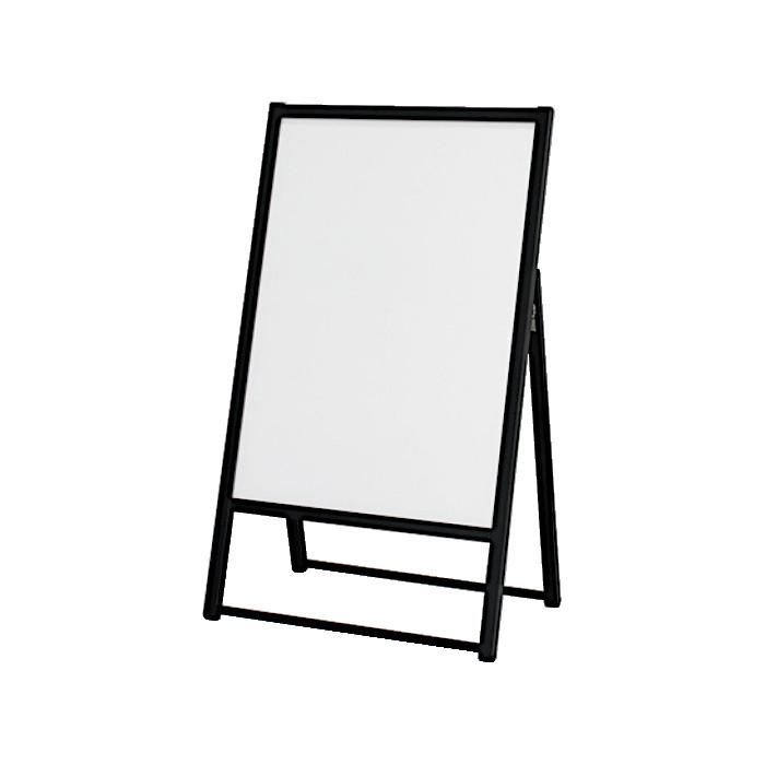 ポスタースタンド ベルク アルモード 2802 K(ブラック) B2（515×728） 外寸法：554×973×405 片面（パネル1枚人型） メーカー直送品 : カネマサかなものe-shop ...