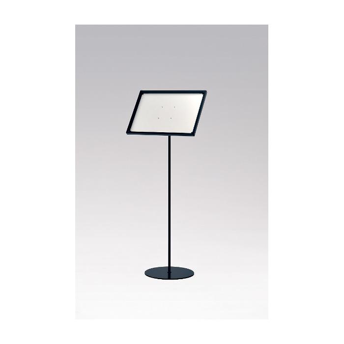 フロアスタンド ベルク アルモード 2835 K（ブラック） A4（210×297） 外寸法：314×1105×300 組立式 : blk-2835k-a4 : カネマサかなものe-shop ...