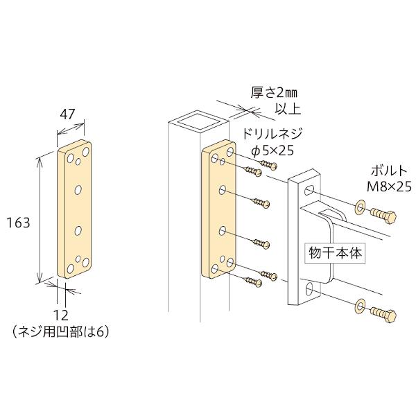 川口技研 ホスクリーン Hp 8b Db 取付パーツ 1袋 カネマサかなものe Shop 通販 Yahoo ショッピング
