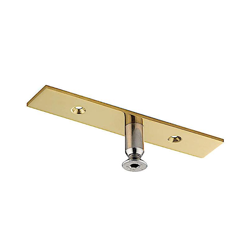 上ピボット金具 LAMP M100E27-16 ステンレス鋼（SUS304） 金色めっき 耐荷重kgf/2ヶ：100 落下防止機能付 : カネ ...