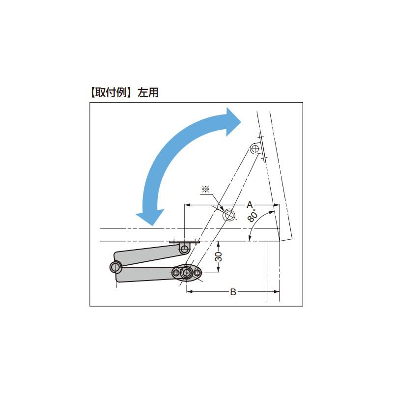 天蓋用ステー LAMP S-16L 鋼（SPCC） クロムめっき 左用 引張荷重N/1本：336 引張荷重kgf/1本：34.3 : カネマサかなものe-shop - 通販 - Yahoo ...